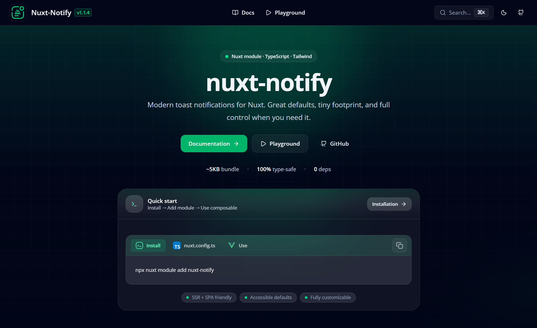 Nuxt Notify · Nuxt Notify